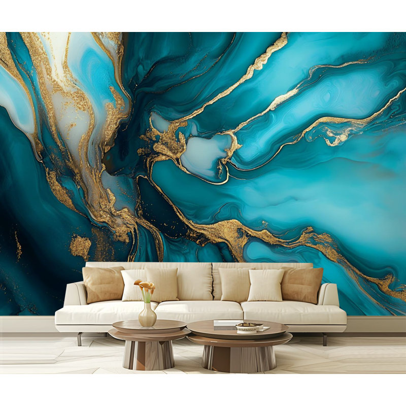 Mercer41 Peel and Stick Canvas Wallpaper Wall Mural Wall Art Self ...
